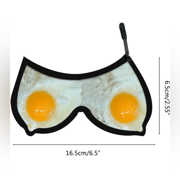novelty | Kitchen | Boob Nipple Shaped Egg Pan Mold Funny Gag Gift Man ...